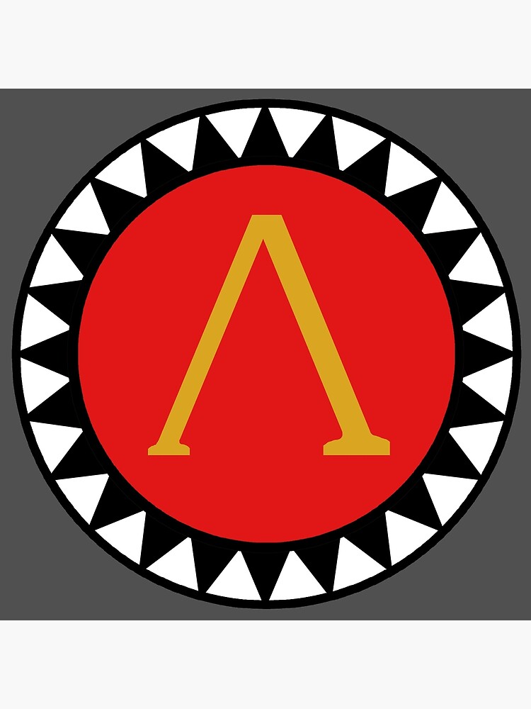 "Spartan Lambda" Poster by AegeanAesthetic | Redbubble