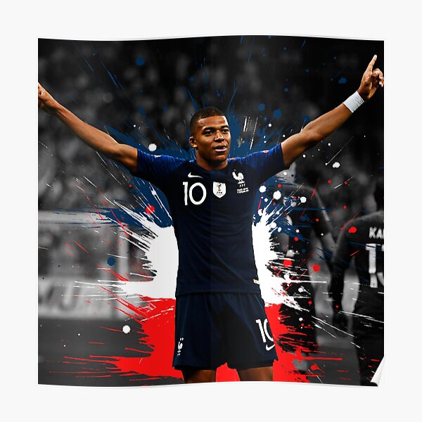 Kylian Mbappe Posters | Redbubble