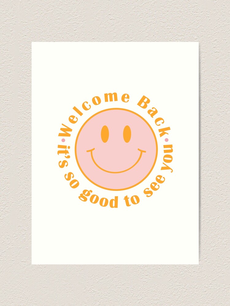 "Welcome Back Smiley Face Back To School Teacher youth Grade " Art ...