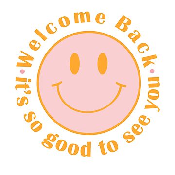 "Welcome Back Smiley Face Back To School Teacher youth Grade " Poster ...