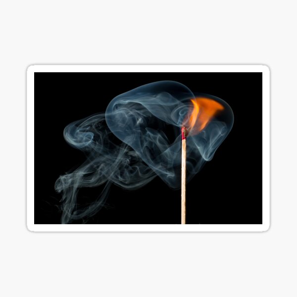 "smoke" Sticker by ratan25 | Redbubble