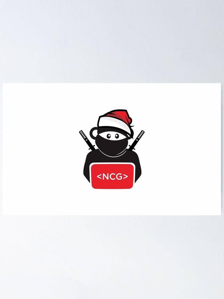 "Ninja coding logo design" Poster by hidrosign | Redbubble