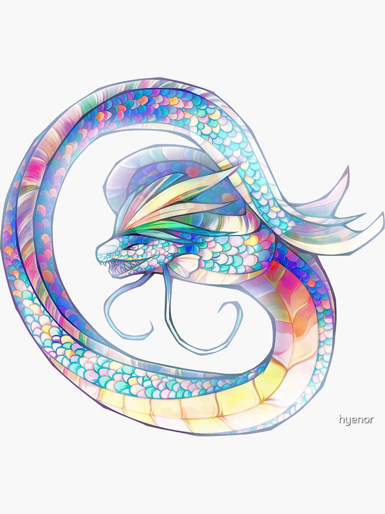 "serpent" Sticker by hyenor | Redbubble