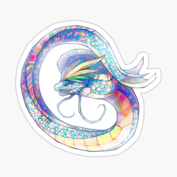 "serpent" Sticker by hyenor | Redbubble
