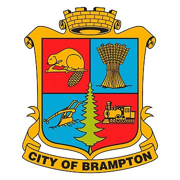 "Brampton Flag Decal" Sticker for Sale by zsonn | Redbubble