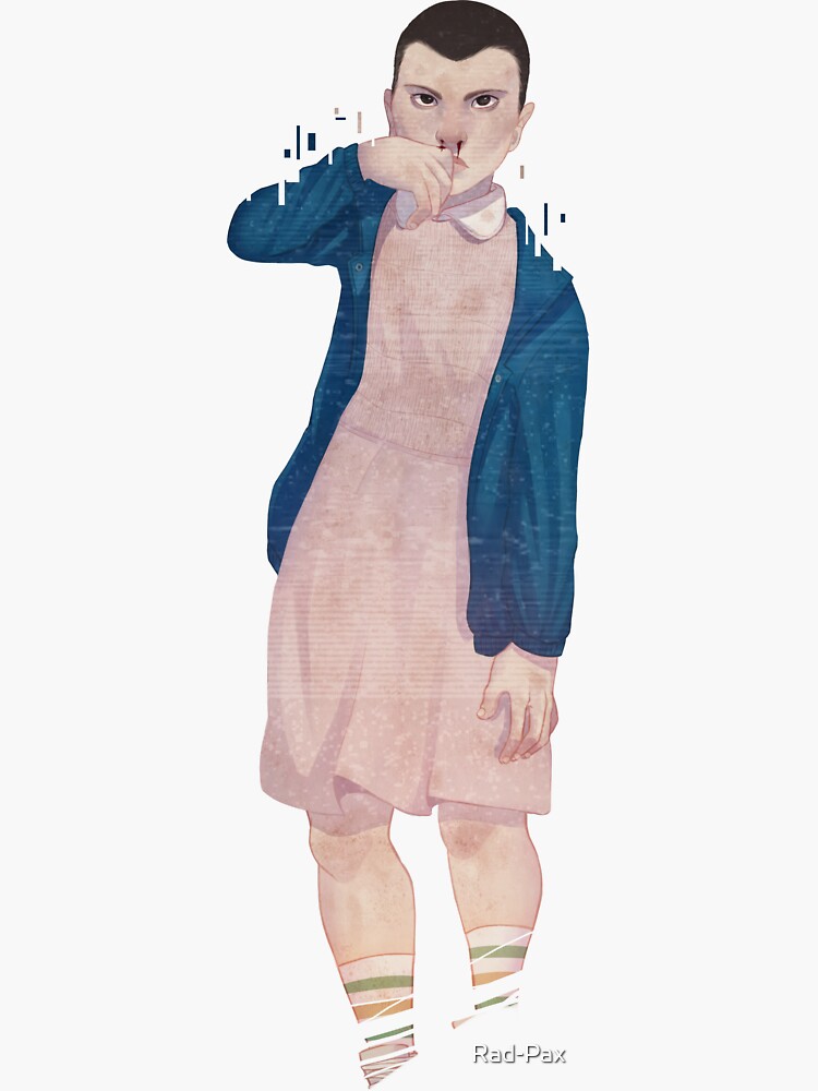 "Eleven" Sticker for Sale by Rad-Pax | Redbubble