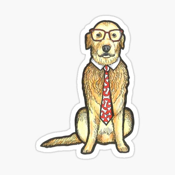 "Dad Dog" Sticker for Sale by kaylacrylics | Redbubble