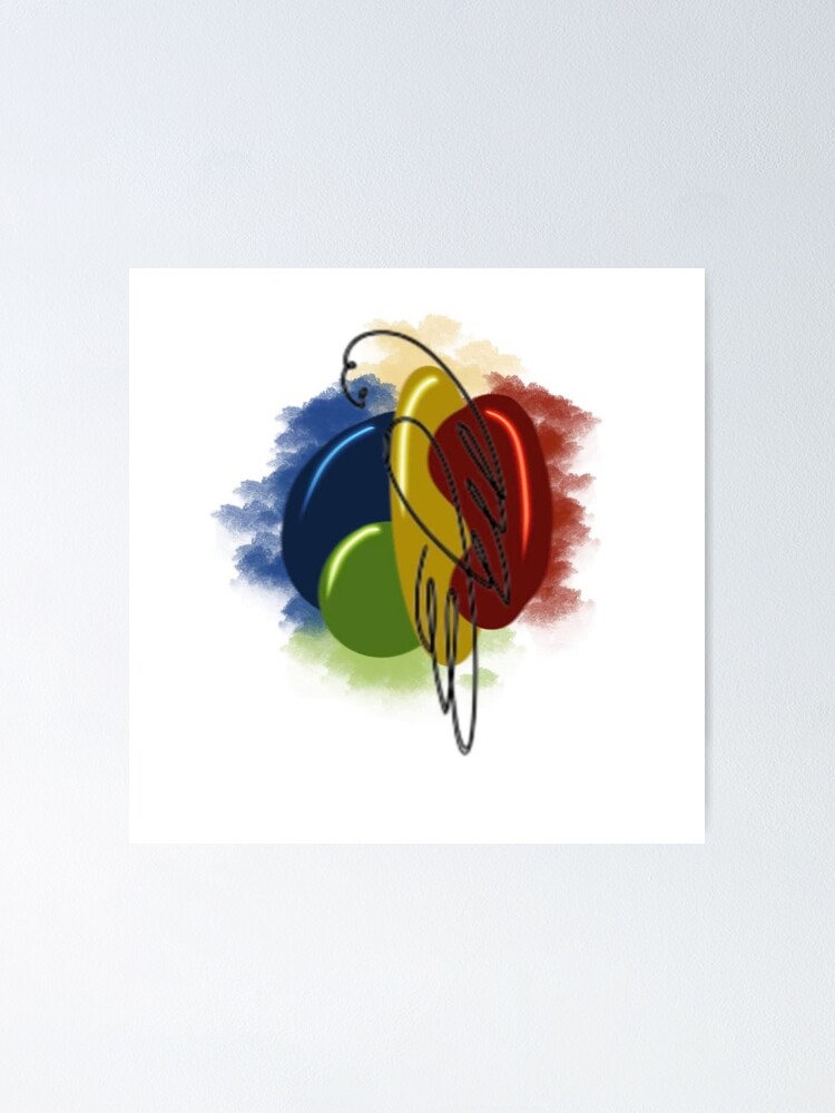 "colorful ARA continuous line drawing" Poster by Lulu105 | Redbubble