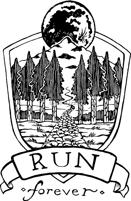 Trail Running: Stickers | Redbubble