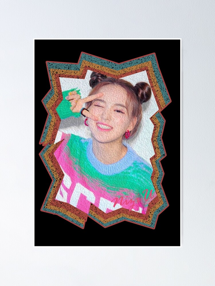 "Rio Hanabashi NiziU Rio Korean Kpop Retro Color Oil Paint Design ...