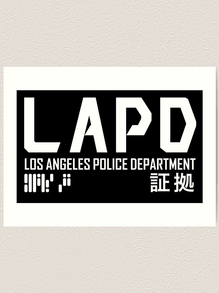 "LAPD" Art Print for Sale by KTmS | Redbubble