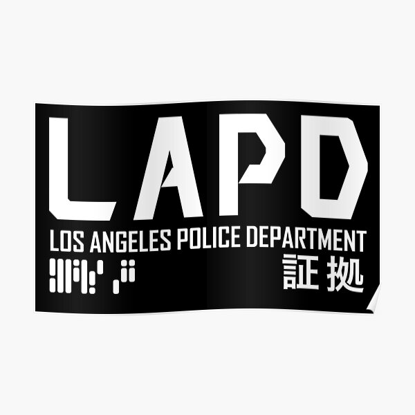 "LAPD" Poster for Sale by KTmS | Redbubble