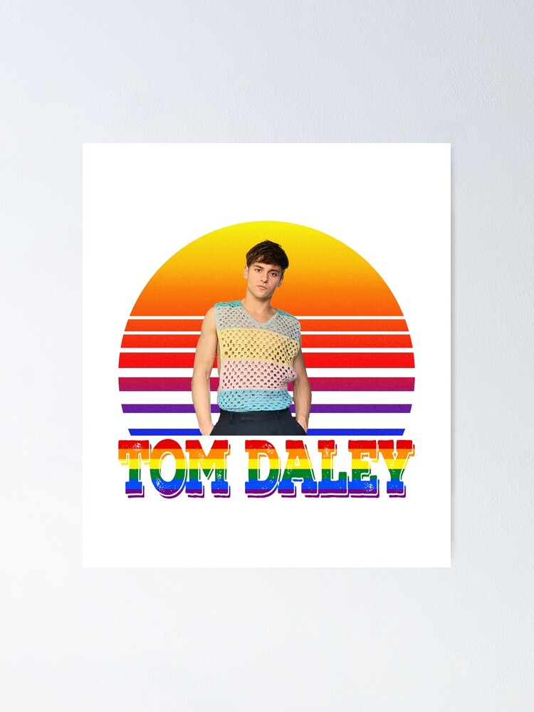 "Tom Daley " Poster by Wispery | Redbubble
