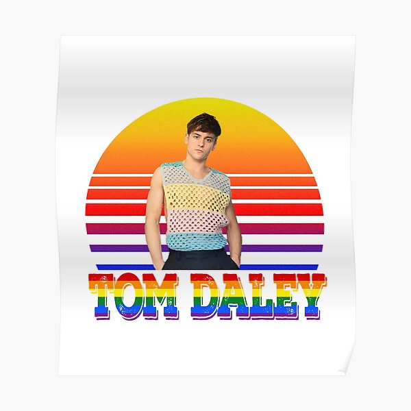 "Tom Daley " Poster by Wispery | Redbubble