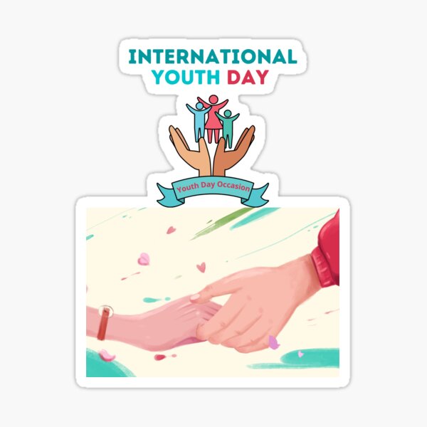 "International Youth Day" Sticker for Sale by Gangplankdz | Redbubble