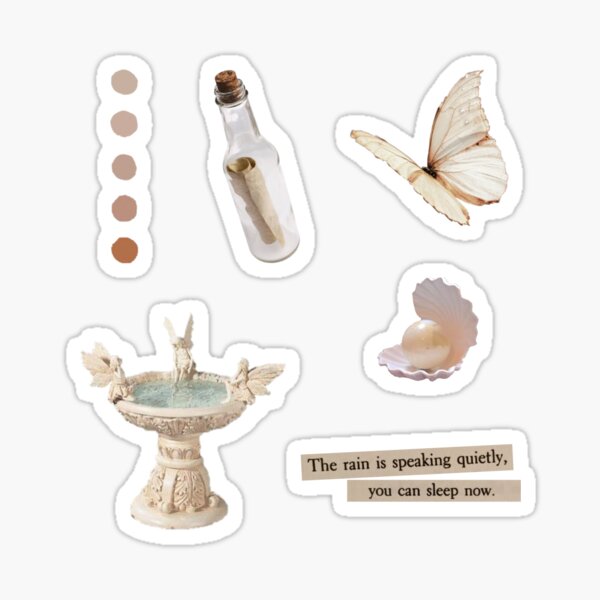 "light academia aesthetic pack" Sticker by celestivl | Redbubble
