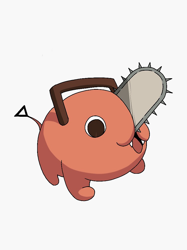 "Cute Anime chainsaw dog" Sticker for Sale by Eva-chainsaw | Redbubble