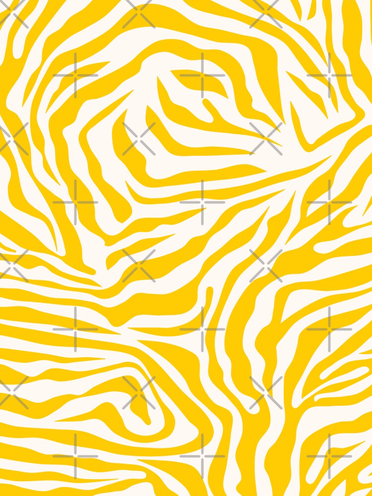"Zebra Print Yellow Zebra Stripes Wild Animal Print Zebra Pattern ...