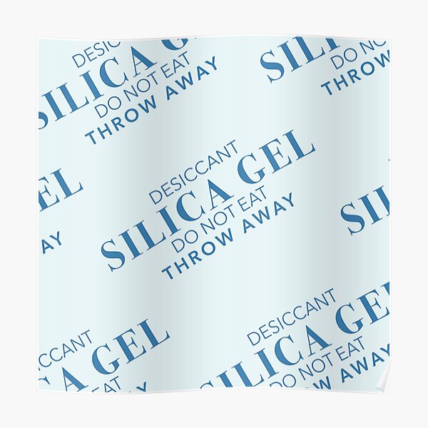 "Silica Gel Pattern!" Poster for Sale by TenkenNoKaiten | Redbubble