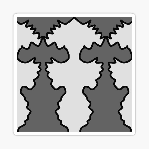 "Fluffy Design, Black" Sticker for Sale by SariePhotograph | Redbubble