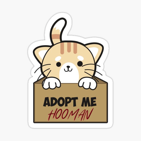 Adopt Me Cat Stickers | Redbubble