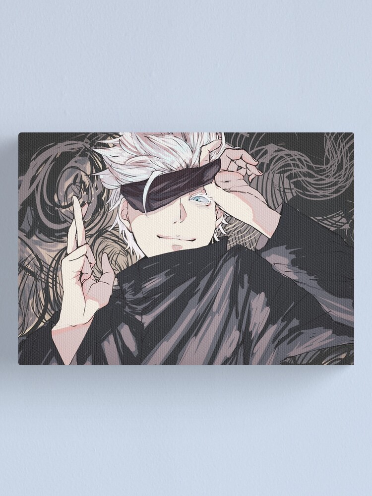 "Anime Satoru Gojo Horizontal Fan Art, Jujutsu Kaisen Fan Art Poster ...