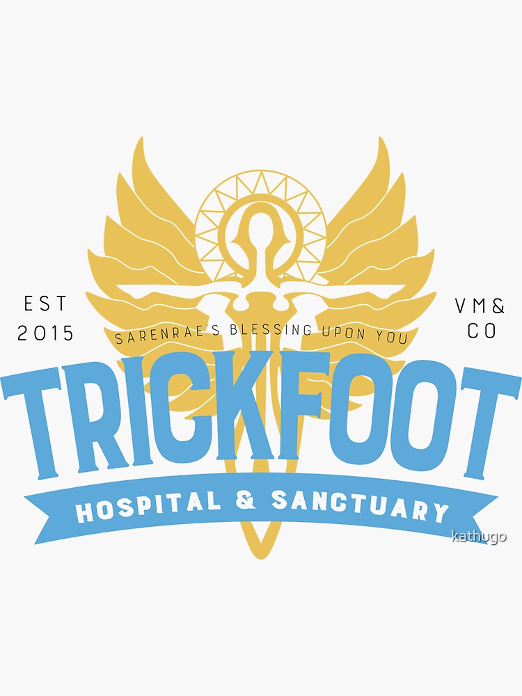 "Pike Trickfoot" Sticker for Sale by kathugo | Redbubble