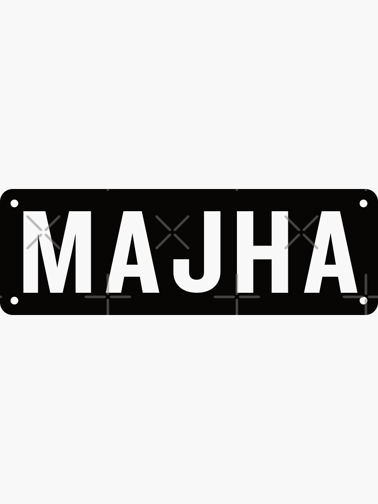 "Majha area of Punjab" Sticker by whorajiv | Redbubble