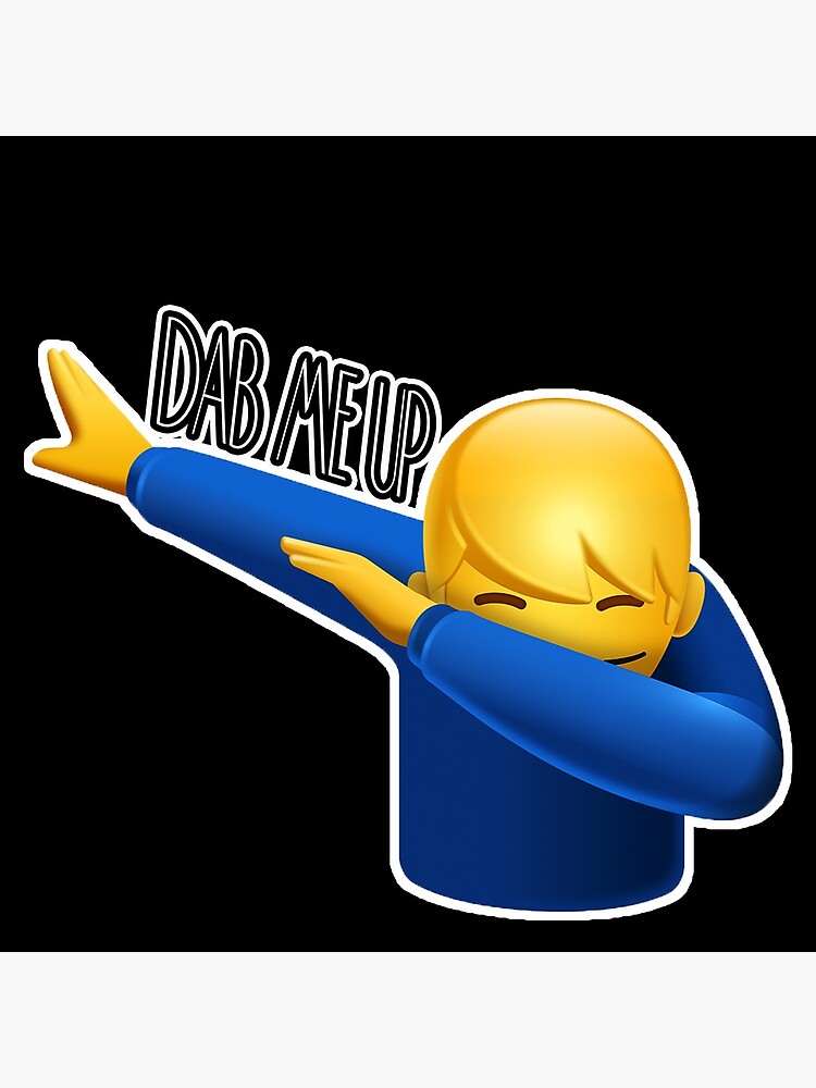 "Dab Me Up Emoji" Art Print by NuarzDesign | Redbubble