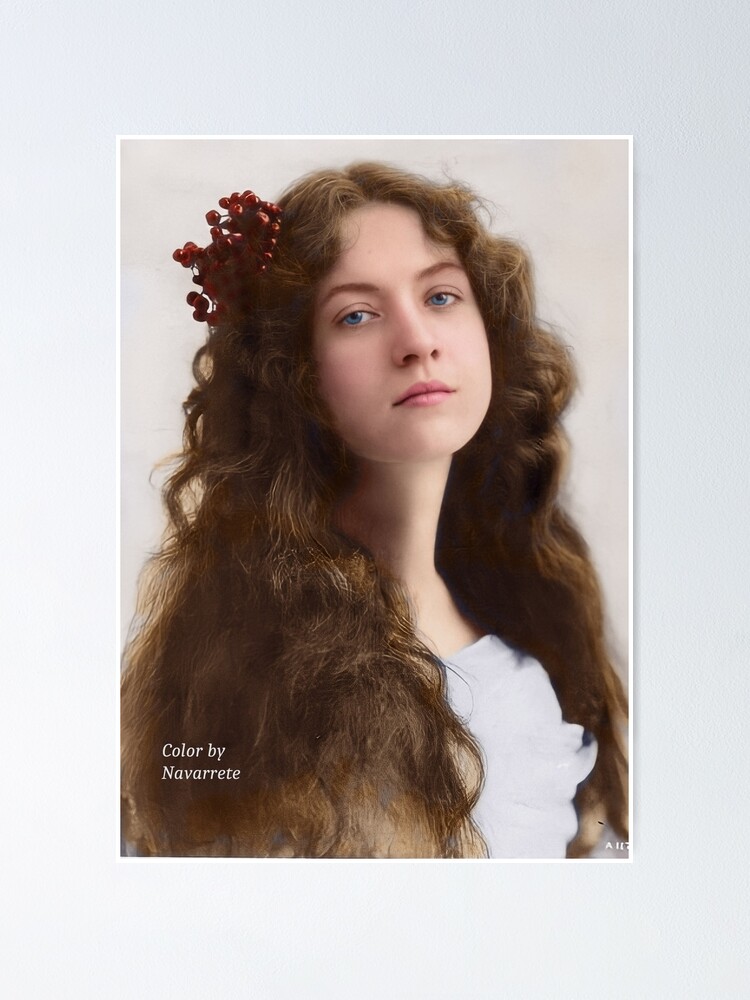 "Actress Maude Fealy in 1901." Poster for Sale by historiacolor | Redbubble
