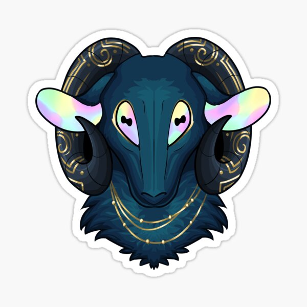 "Magic Goat" Sticker for Sale by plsfeedthebear | Redbubble