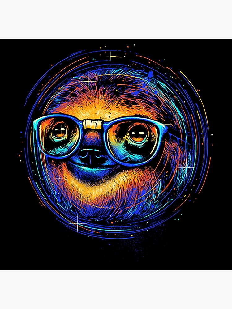 "Cosmic Sloth" Poster for Sale by DeimosArt | Redbubble