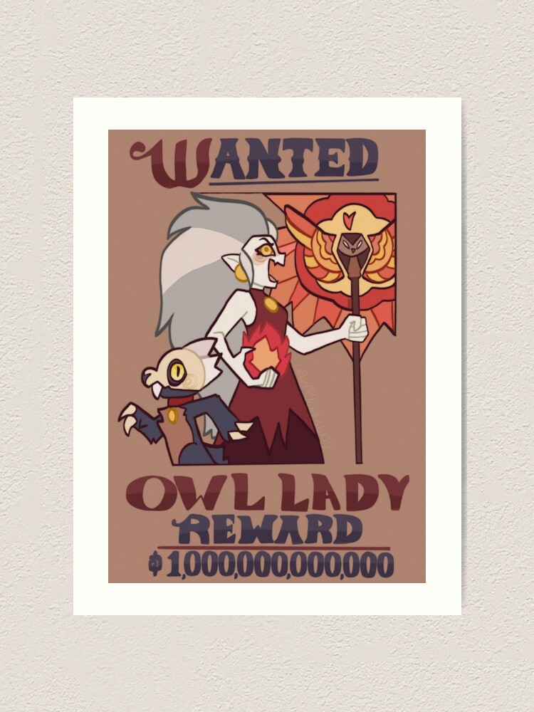 "Eda's Wanted Poster but Dogified " Art Print for Sale by d0ghouse ...