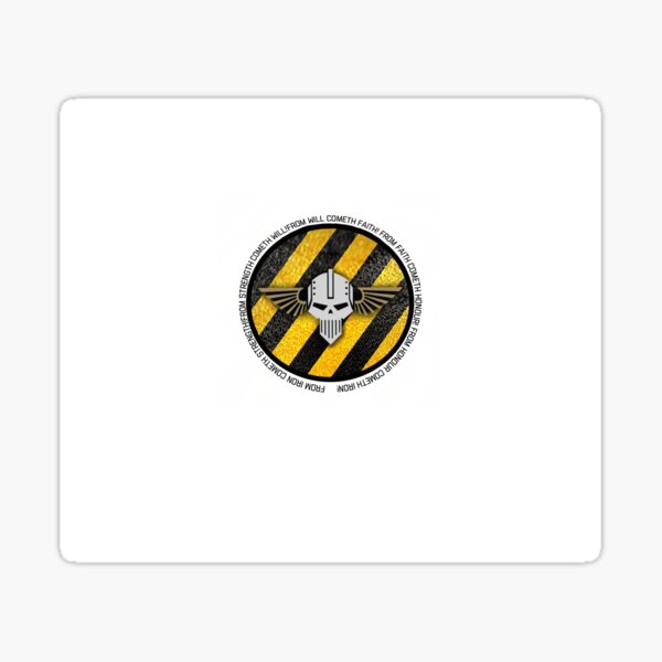 "Iron Warriors" Sticker for Sale by RatGun | Redbubble