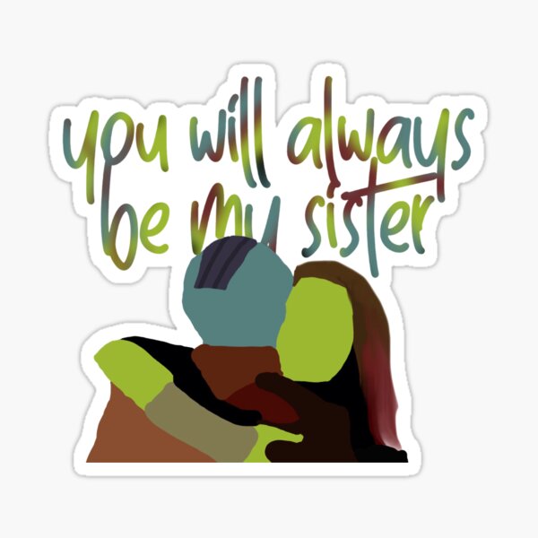 "Gamora & Nebula Sister " Sticker for Sale by ferrone5 | Redbubble