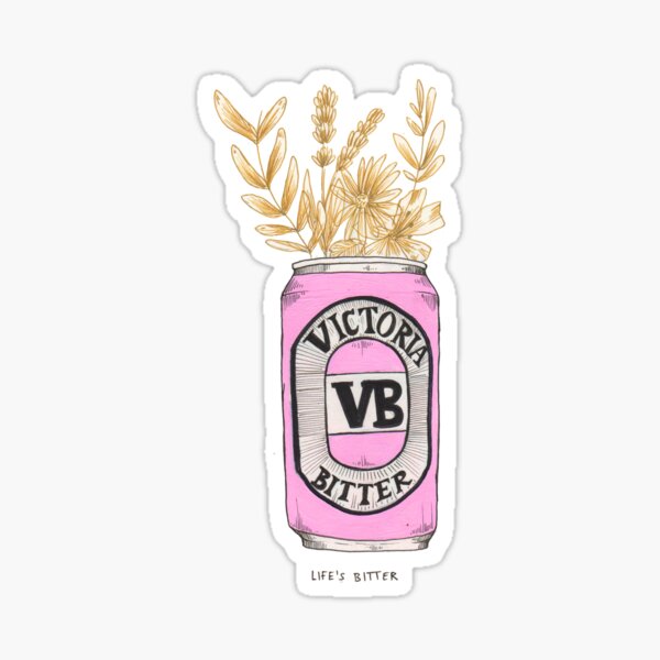 "Victoria Bitter" Sticker for Sale by misskatz | Redbubble
