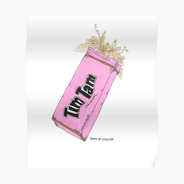 "Tim Tam" Poster for Sale by misskatz | Redbubble
