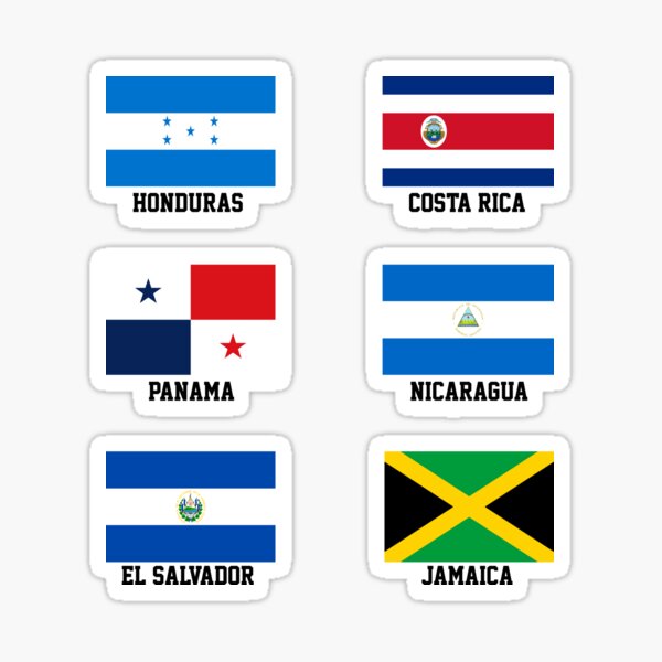 "Country Flags Sticker Pack 18 - " Sticker for Sale by FladsynnDesigns ...