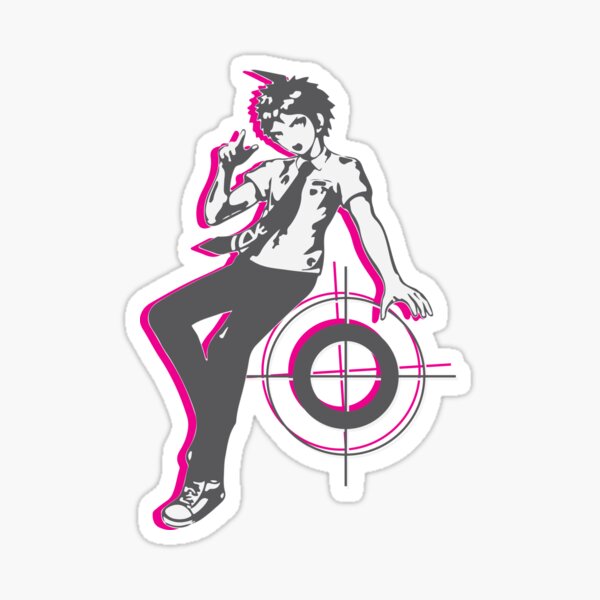 "Danganronpa - Hajime Hinata" Sticker for Sale by nsissyfour | Redbubble