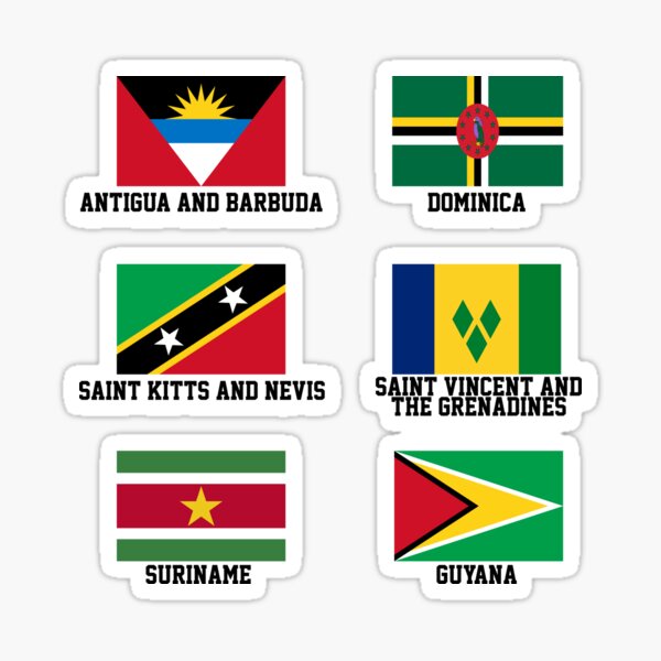 "Country Flags Sticker Pack 20 - " Sticker for Sale by FladsynnDesigns ...