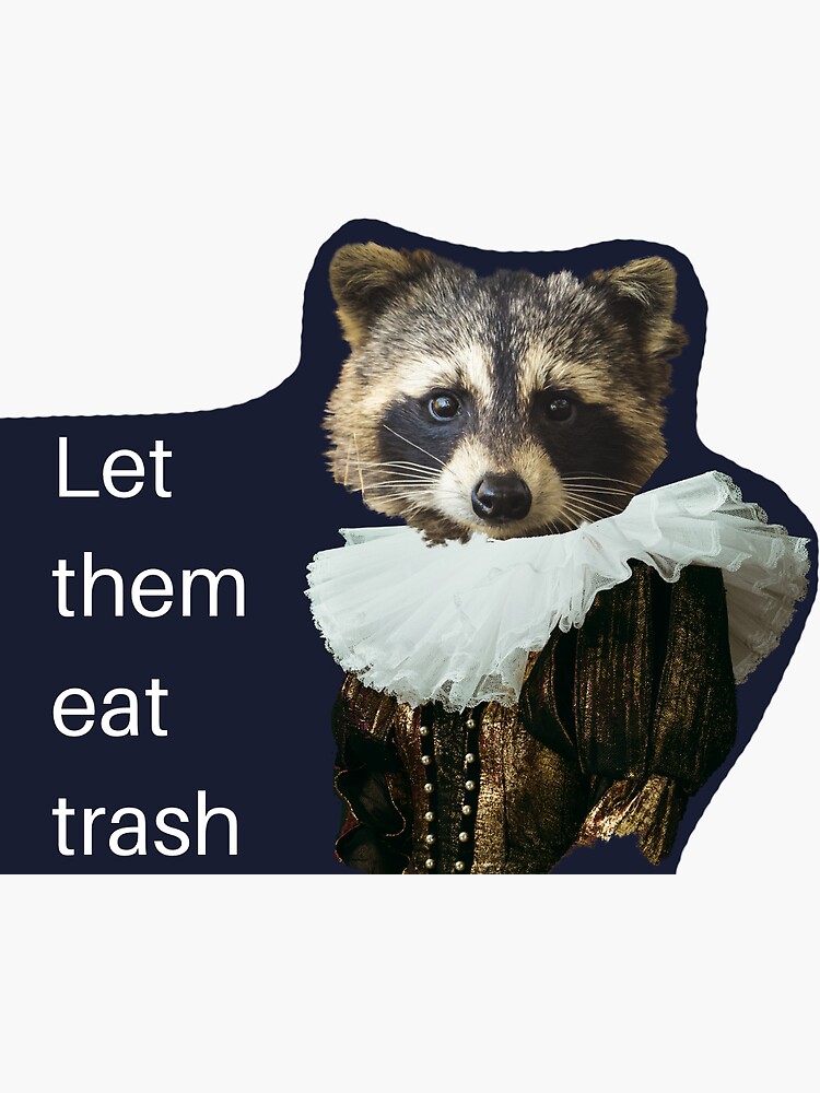 "Let Them Eat Rocks" Sticker for Sale by emmarknox | Redbubble