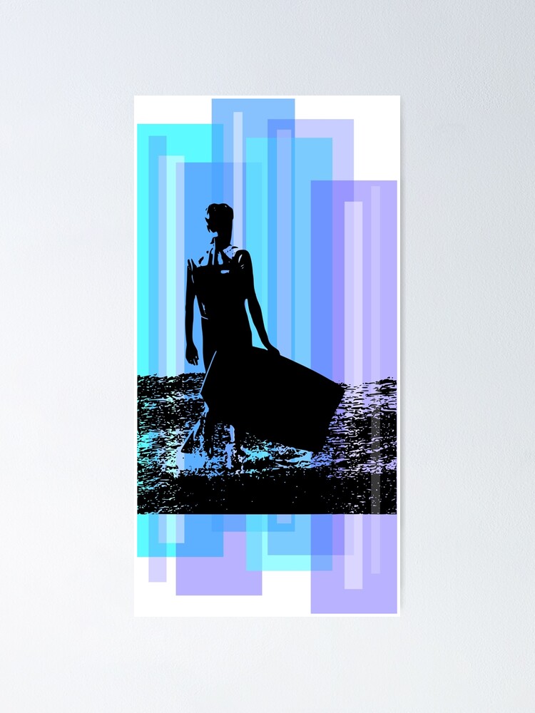 "surfer - bodyboard - surf - board - waves " Poster for Sale by ...