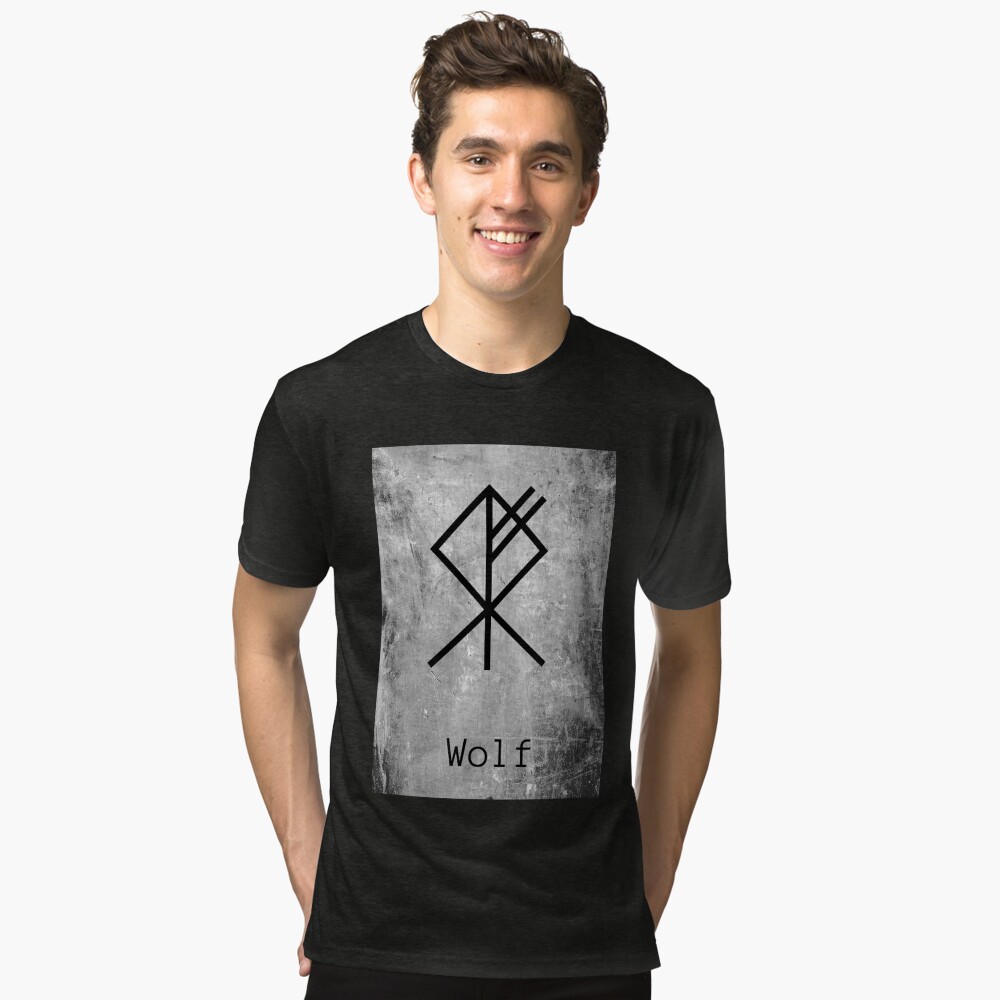 "Runic symbol for wolf" Poster for Sale by Pato-D | Redbubble