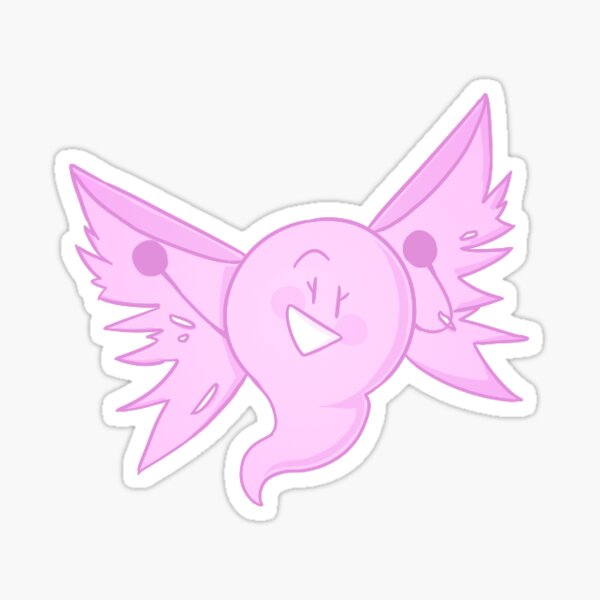 "ghost bow (inanimate insanity)" Sticker for Sale by inushiba | Redbubble