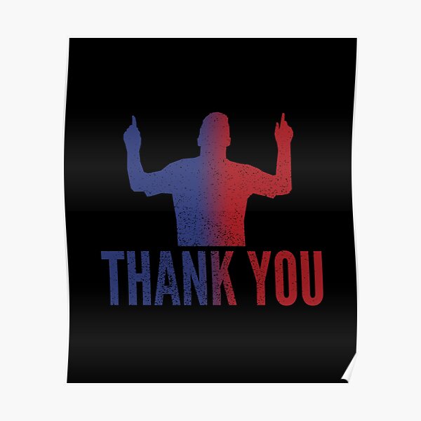 "Thank You GOAT" Poster for Sale by soudaniet | Redbubble