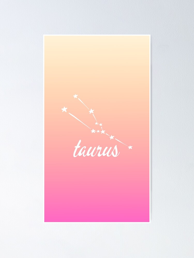 "Taurus Constellation" Poster for Sale by AJV-Designs | Redbubble