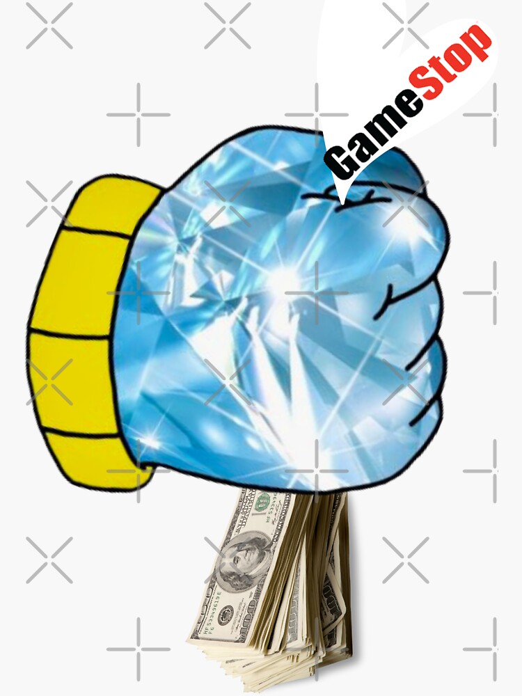 "GameStop Diamond Hands!" Sticker for Sale by OC3projects | Redbubble