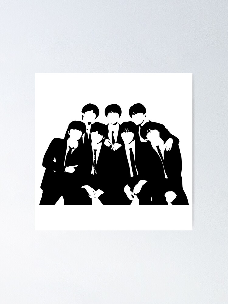 "BTS team" Poster for Sale by Ai7mn | Redbubble