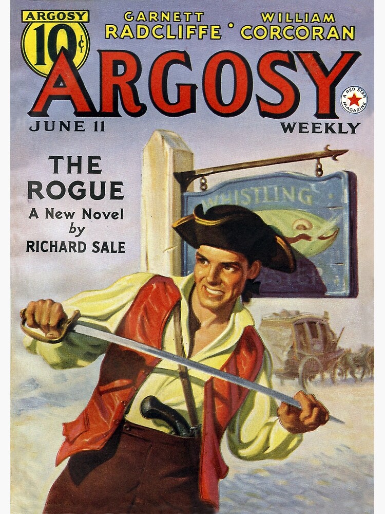 Póster «Portada de la revista Pulp Vintage - Pirate» de wilsongraphics ...