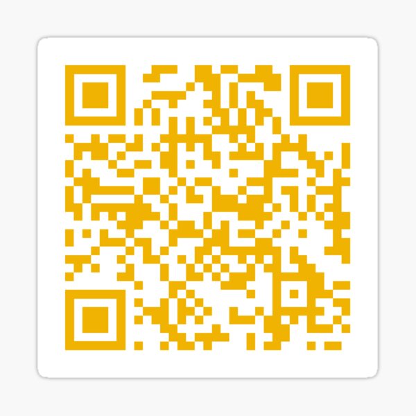 "QR Code - The Duck Song" Sticker for Sale by CGBCreative | Redbubble